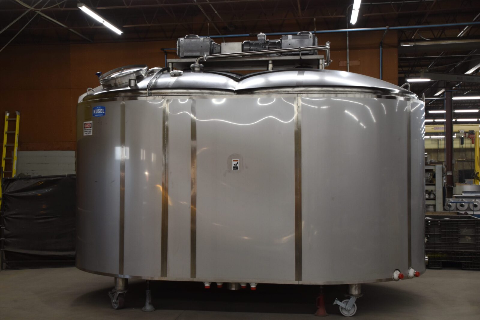 Reliable Vats & Agitators for Cheese Making by Kusel Equimpent Co.